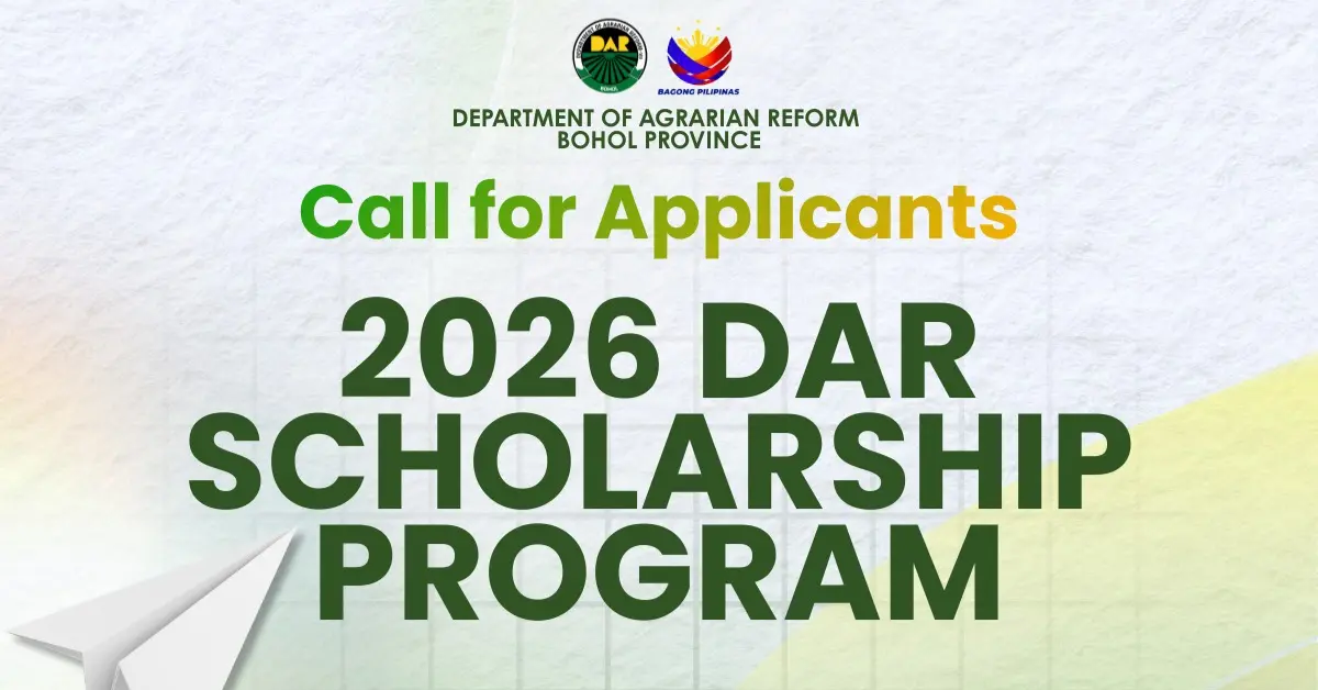 DAR Scholarship 2026 | Now Accepting Applicants - Iskolarships